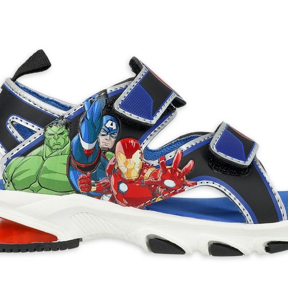 Marvel | Shoes | Marvel Avengers Sandals Size 7 Hulk Iron Man Captain ...